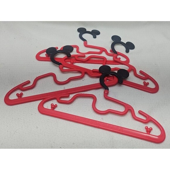 Disney | Accessories | Mickey Mouse Kids Plastic Hangers Kids Clothes ...
